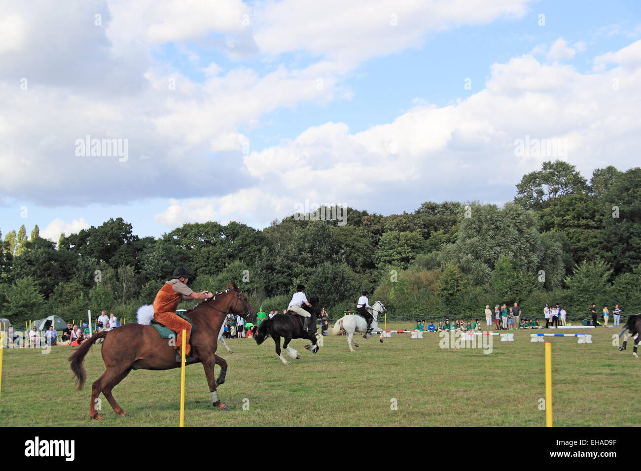 Officers' fancy dress relay race, Horse Rangers Association Gymkhana ...