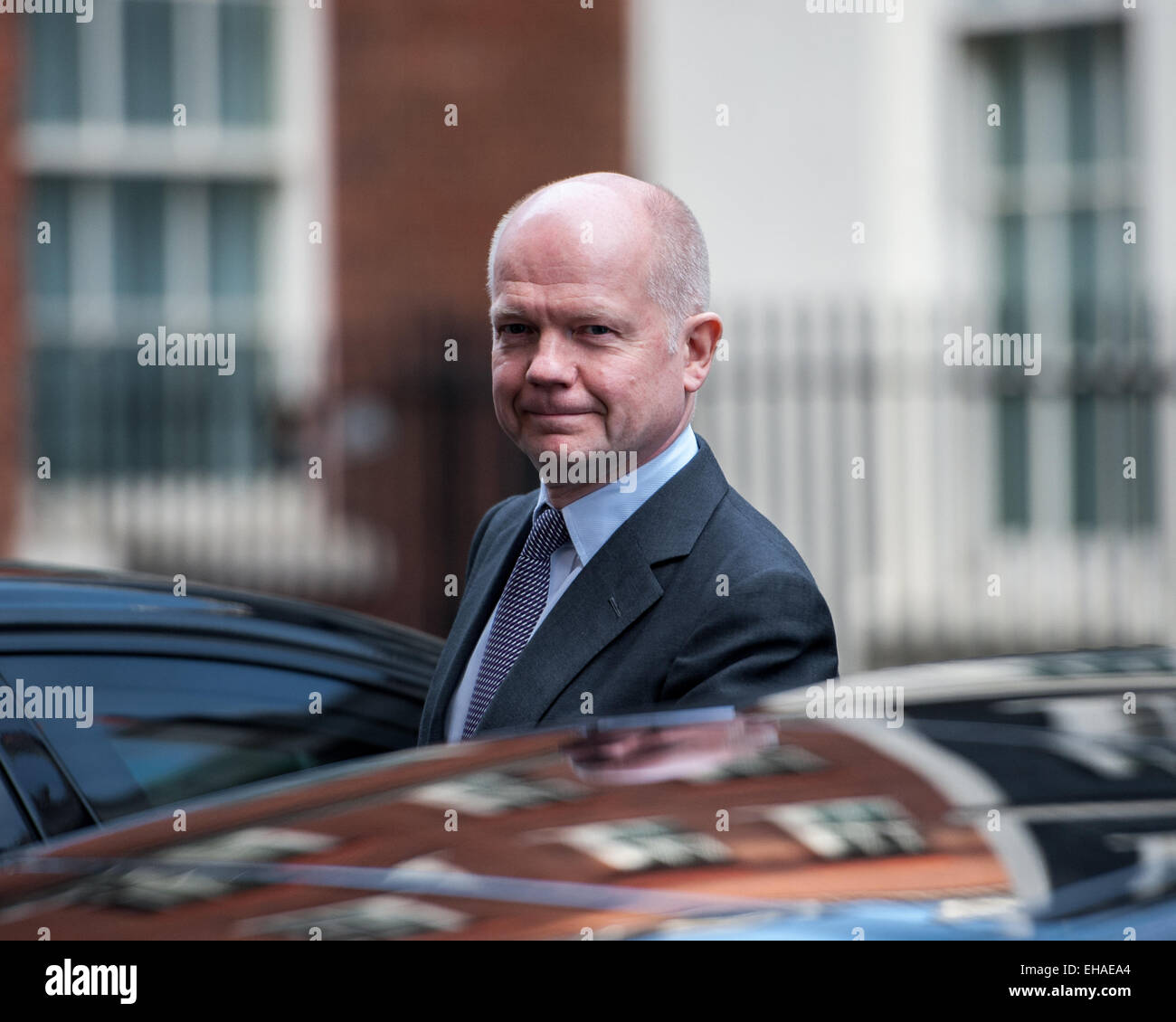 London, UK. 10 March, 2015. William Hague, First Secretary of State and ...