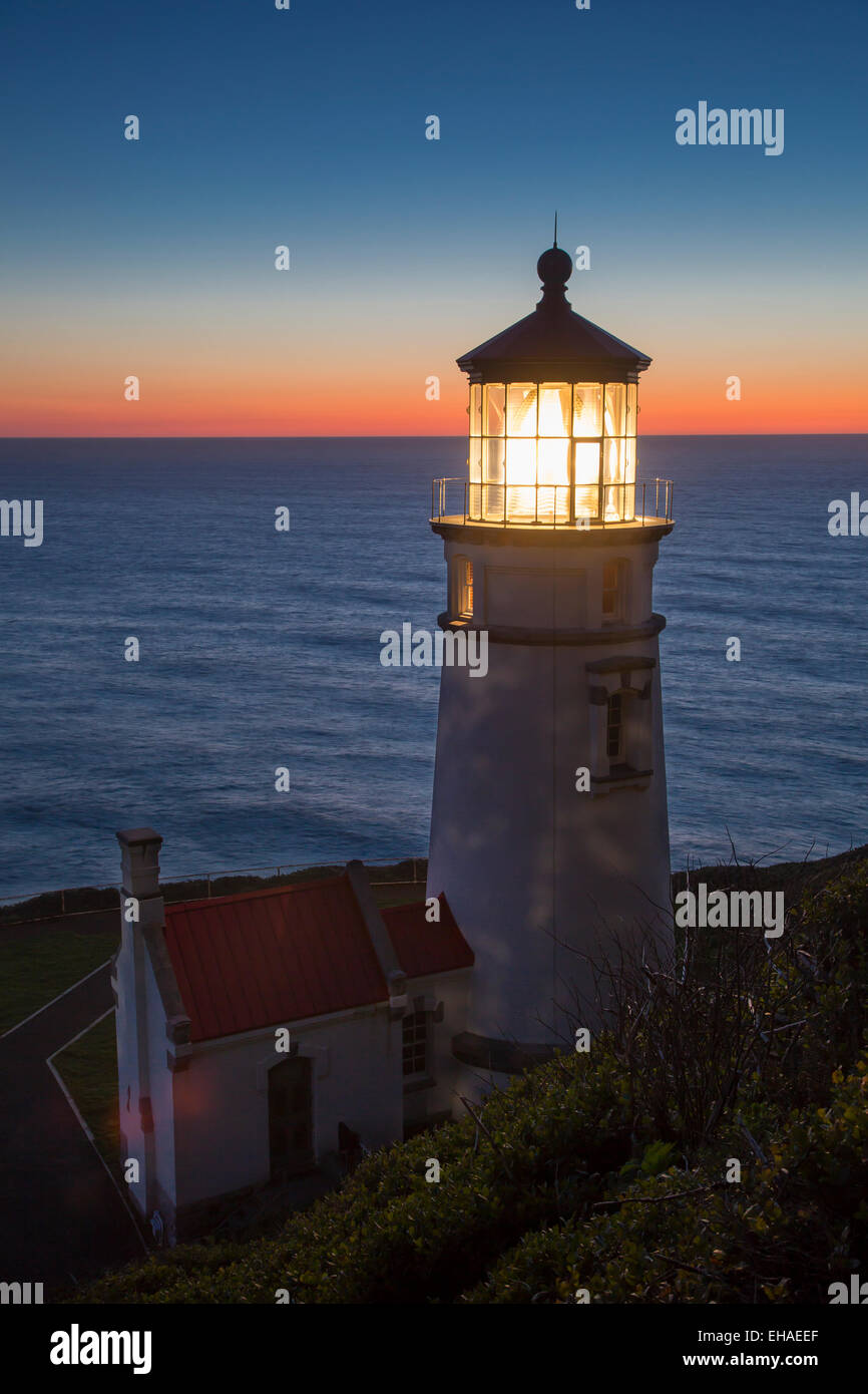 Heceta Head Lighthouse along the Oregon Coast, USA Stock Photo - Alamy