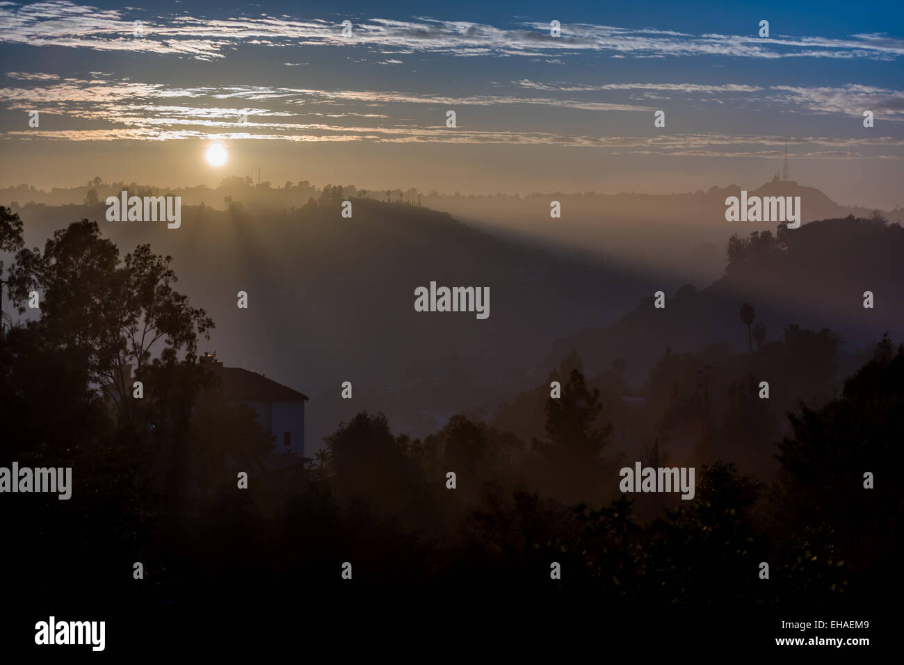 Looking through the fog Stock Photo - Alamy