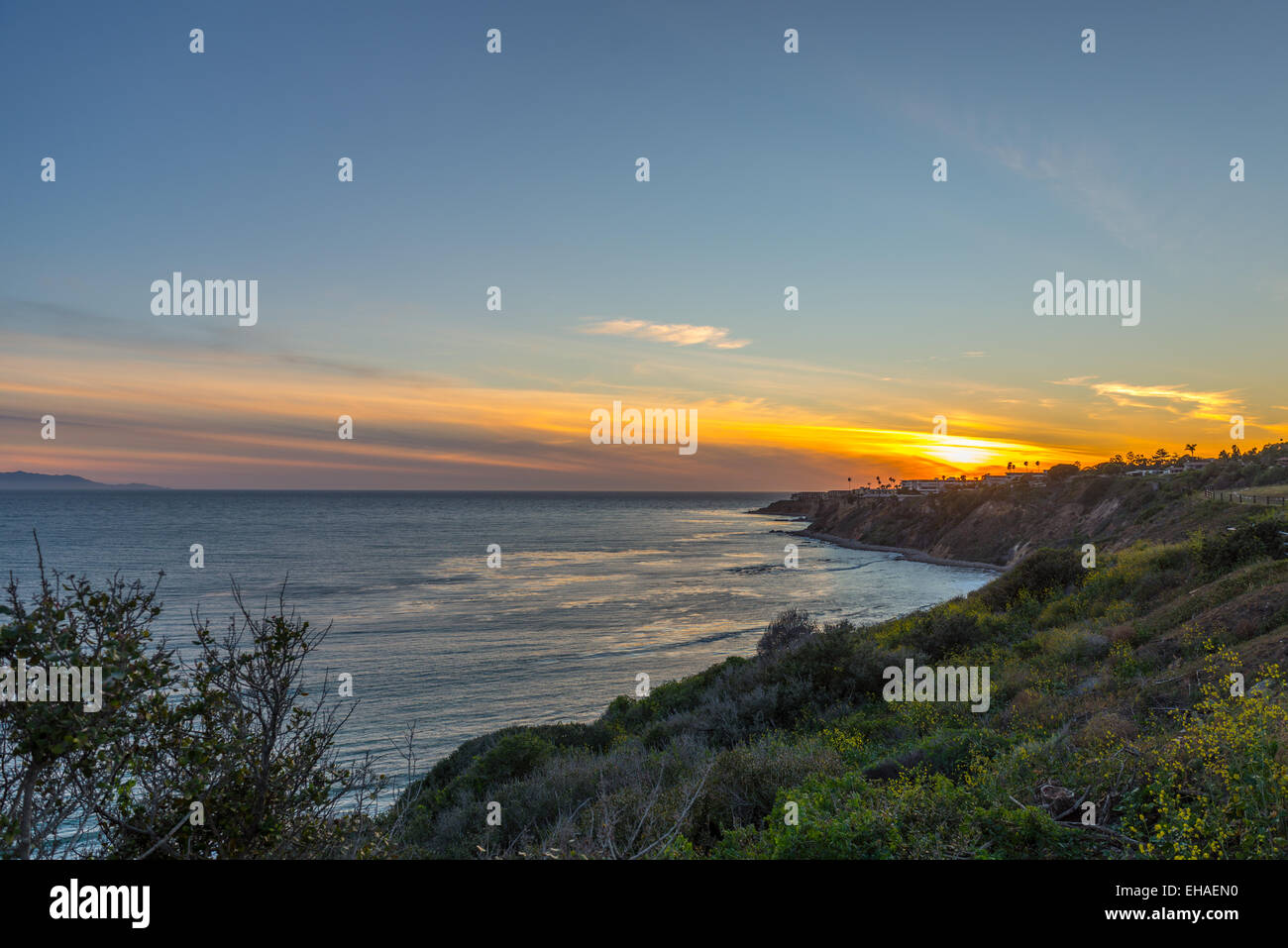 Palos Verdes Cliffs Stock Photo - Alamy