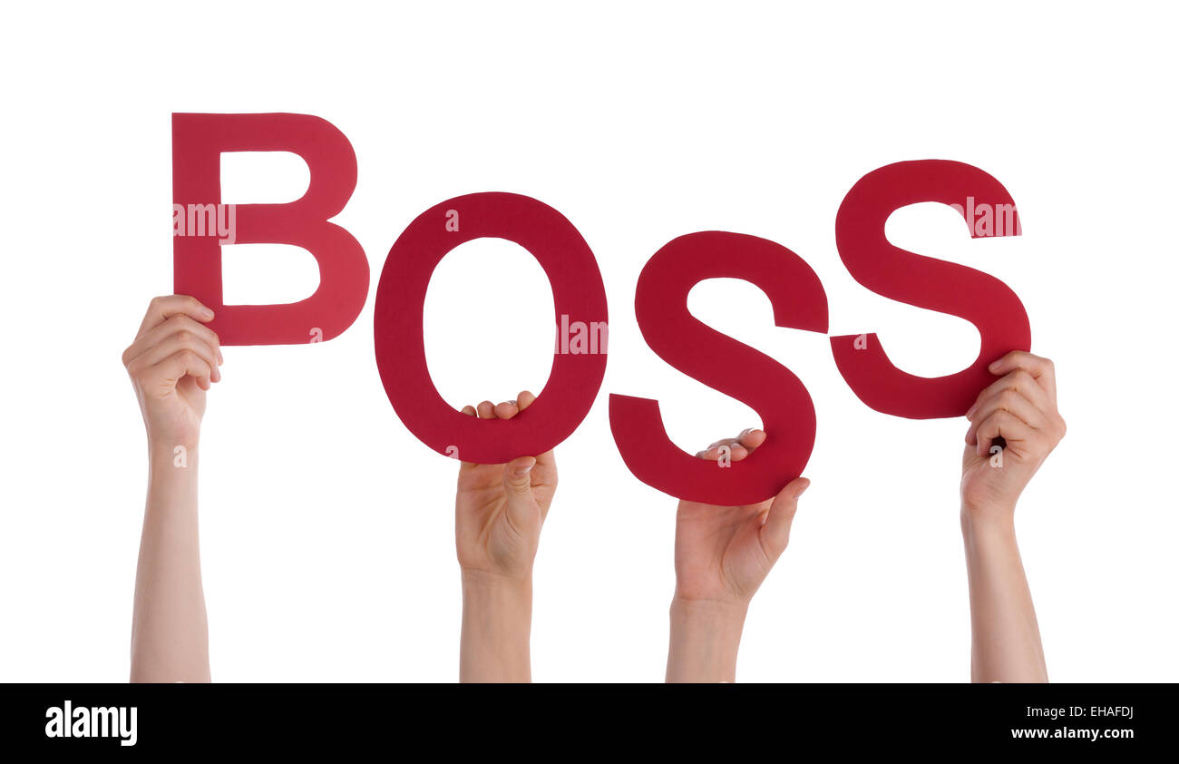 Boss word hi-res stock photography and images - Alamy