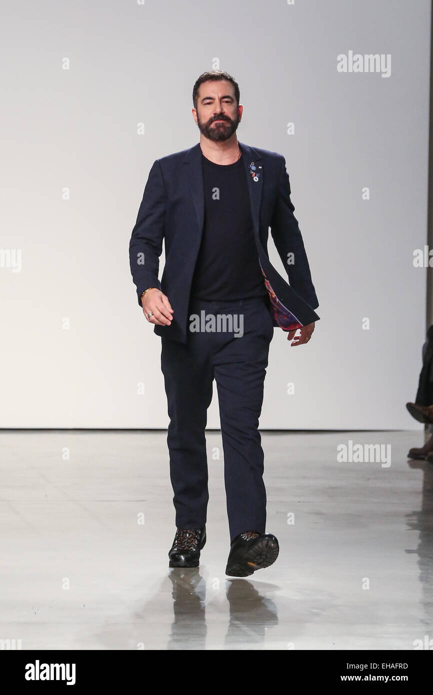 Creative director at Perry Ellis International Michael Maccari walks ...