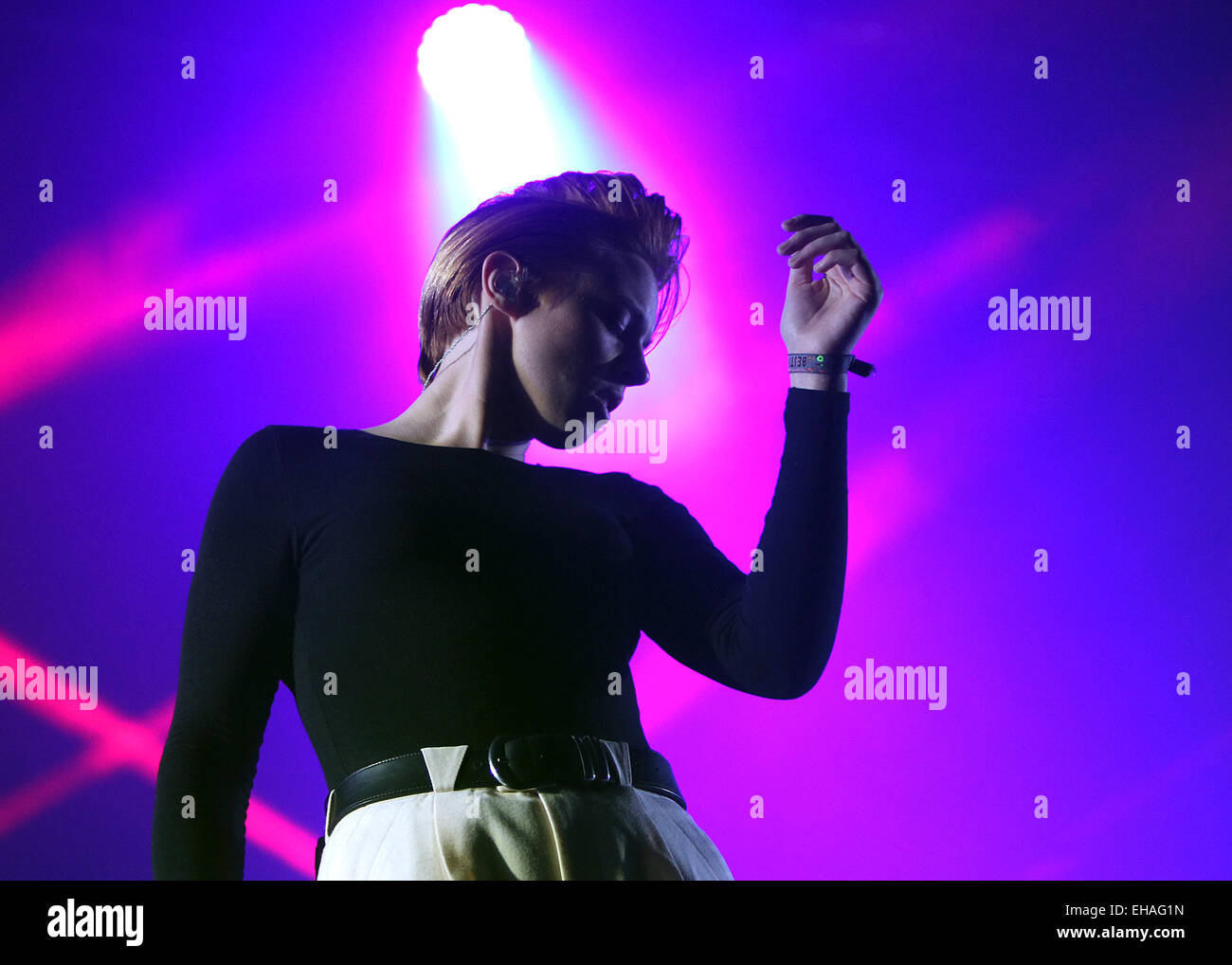 Bestival 2014 - Performances - Day 1 - La Roux Featuring: La Roux,Ellie ...