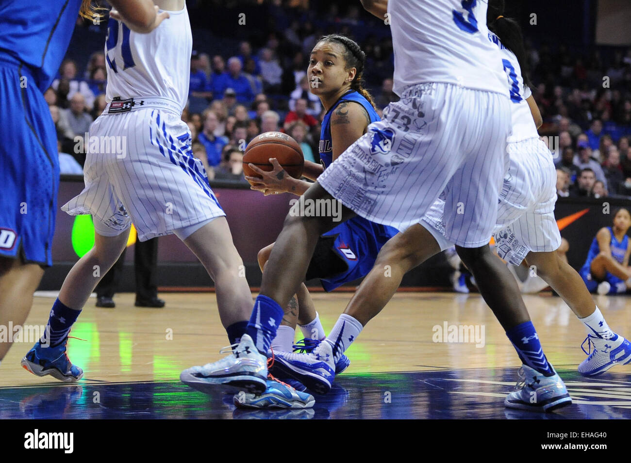Rosemont, IL, USA. 10th Mar, 2015. DePaul Blue Demons guard Brittany ...