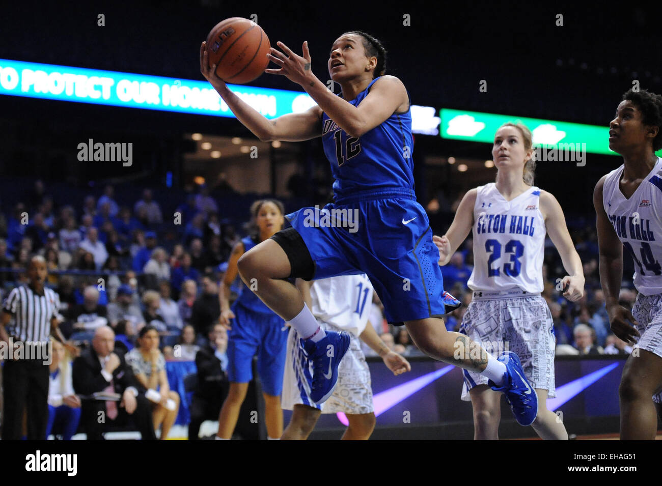 Rosemont, IL, USA. 10th Mar, 2015. DePaul Blue Demons guard Brittany ...