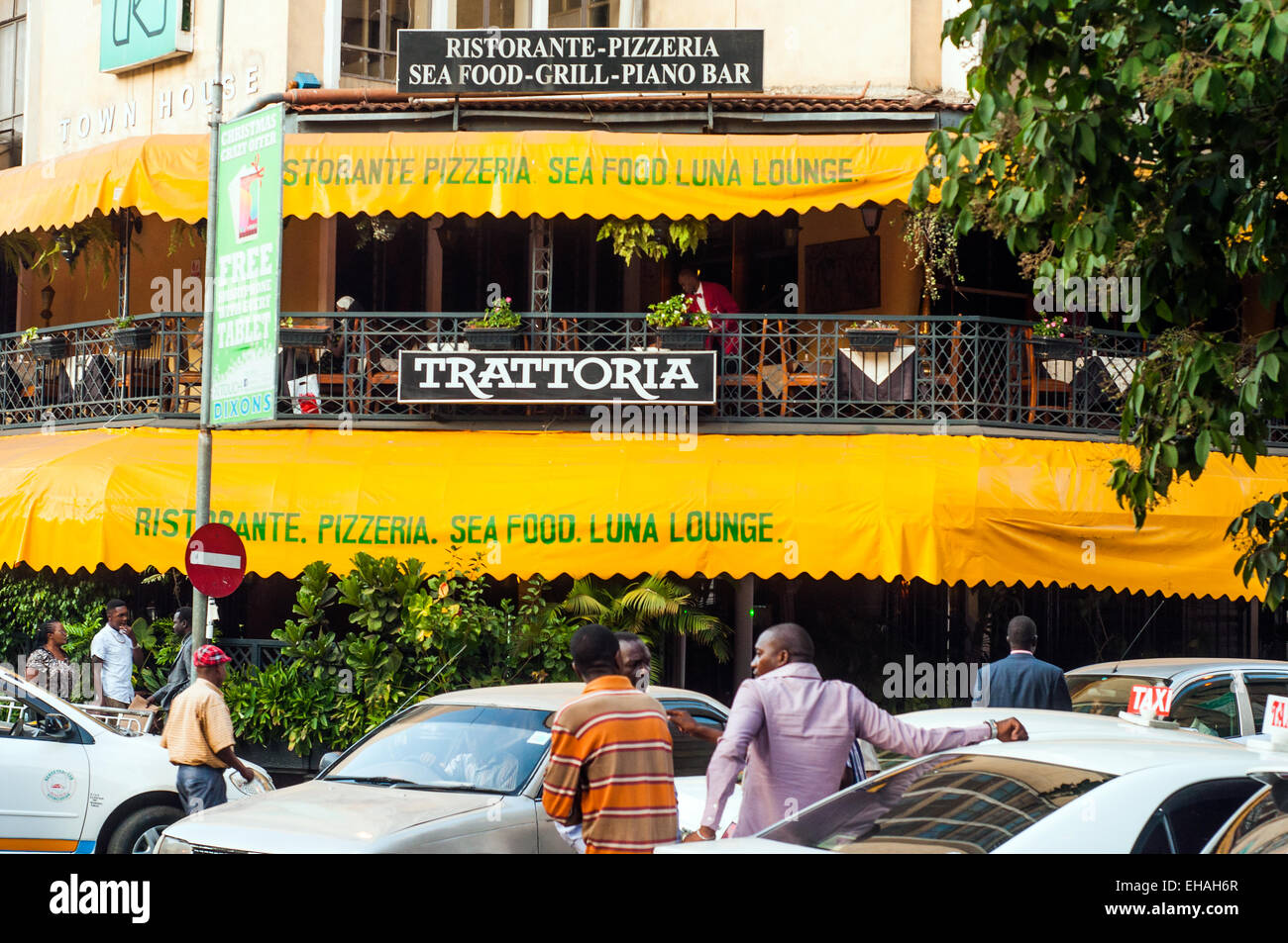 Trattoria Italian restaurant, Nairobi CBD, Kenya Stock Photo - Alamy