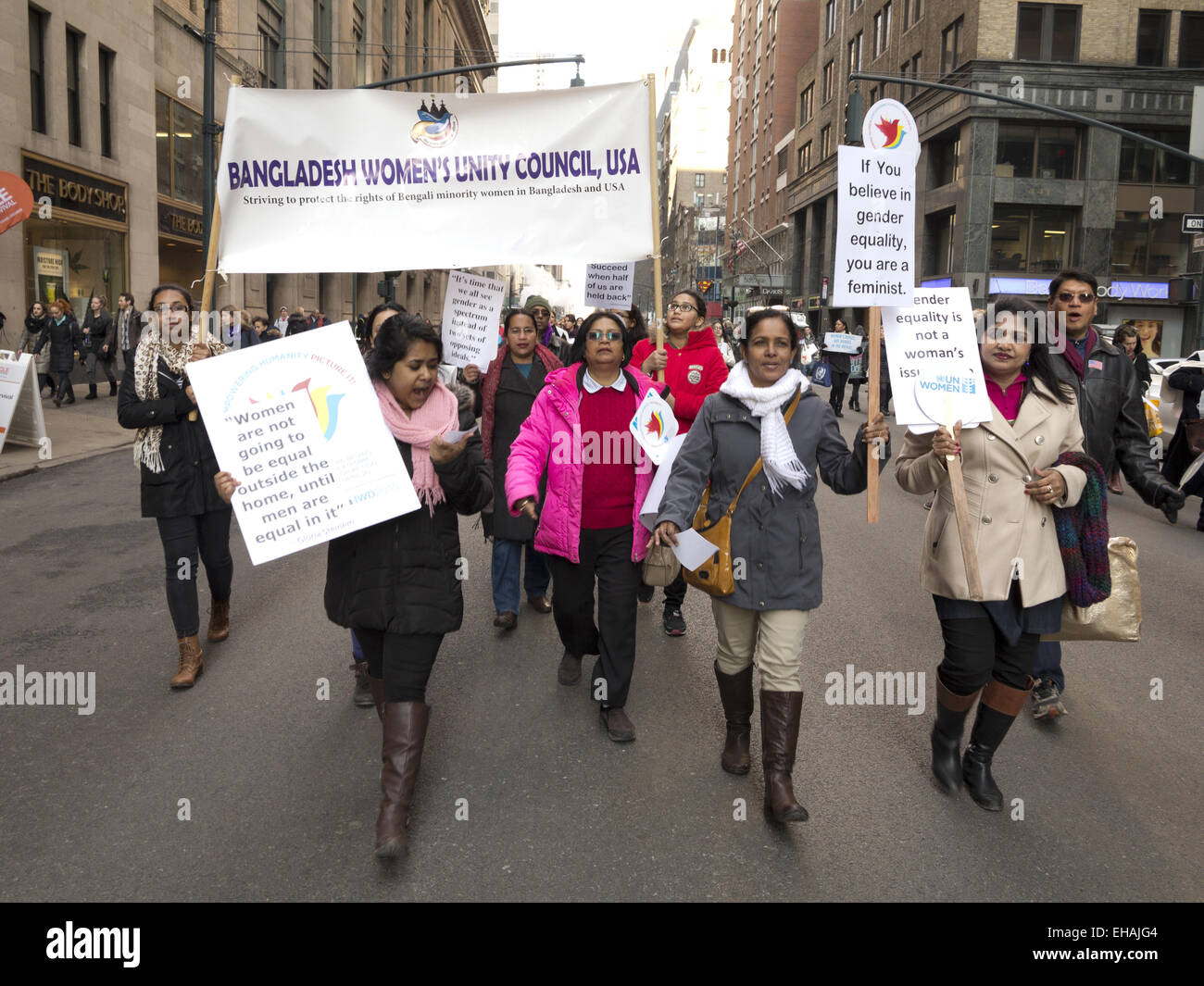International Women's Day March for Gender Equality and Women's Rights ...