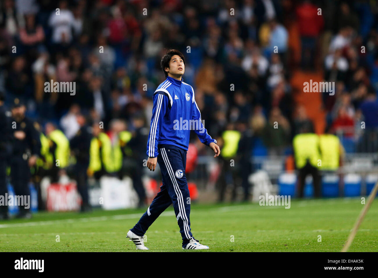 Madrid, Spain. 10th March, 2015. Atsuto Uchida (Schalke) Football ...
