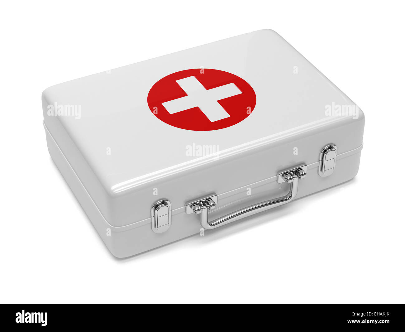 3d render of first aid kit isolated on white background Stock Photo - Alamy