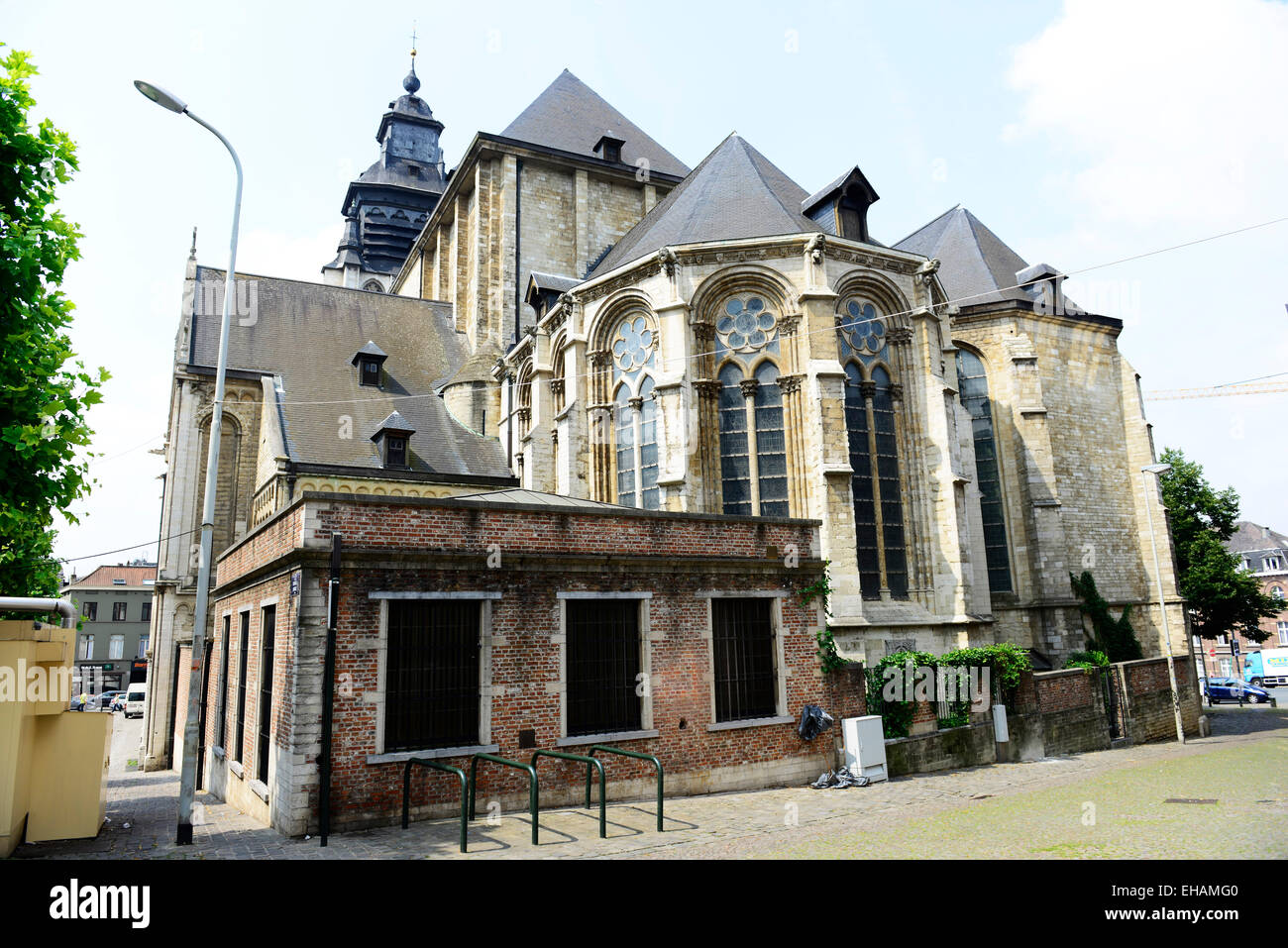 A beautiful old church in Brussels, Belgium Stock Photo - Alamy