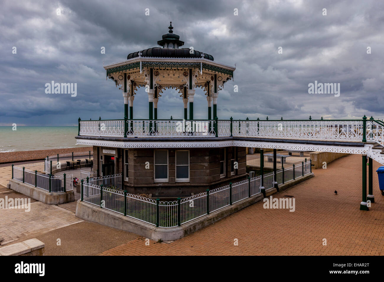 The Victorian Bandstand (Recently Restored) On Brighton Seafront ...