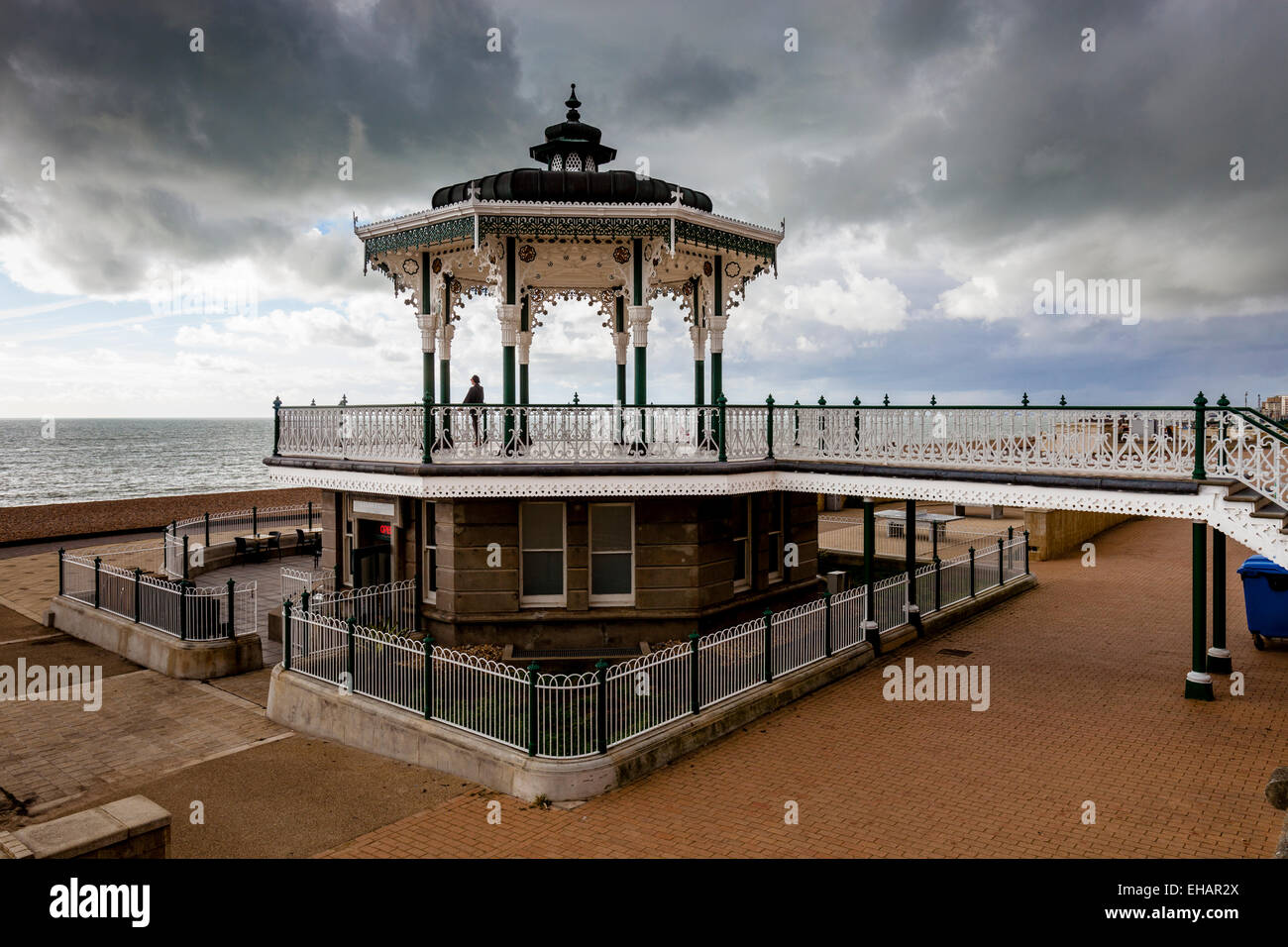 The Victorian Bandstand (Recently Restored) On Brighton Seafront ...