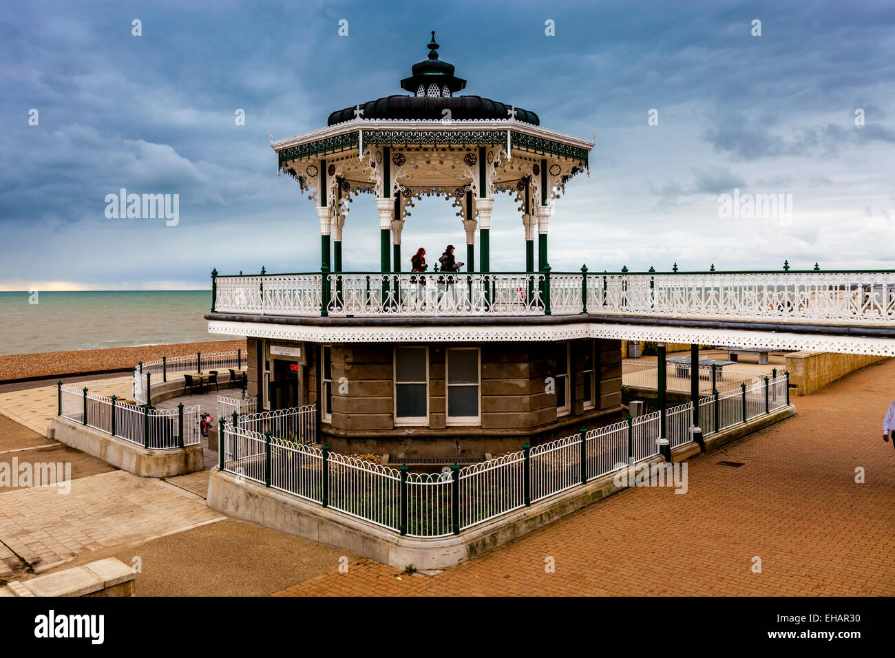 The Victorian Bandstand (Recently Restored) On Brighton Seafront ...