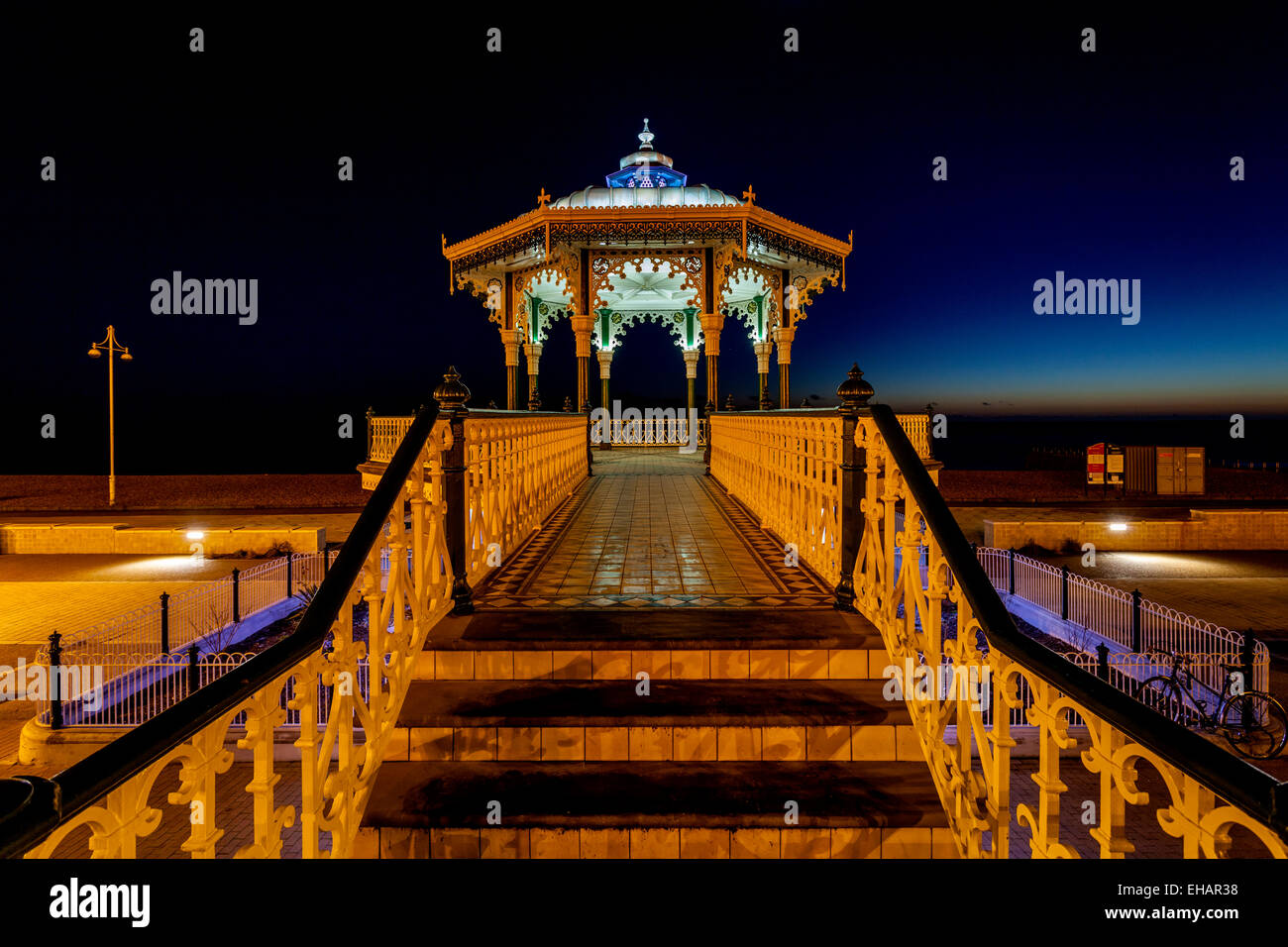 The Victorian Bandstand (Recently Restored) On Brighton Seafront ...
