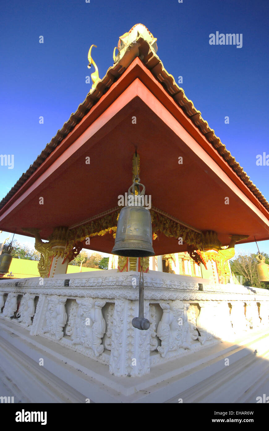 Golden temple bell design hi-res stock photography and images - Alamy
