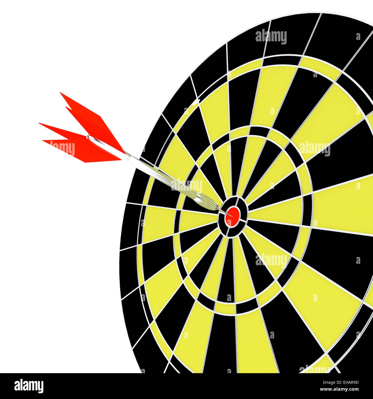 Dart and target for leisure game Stock Photo - Alamy