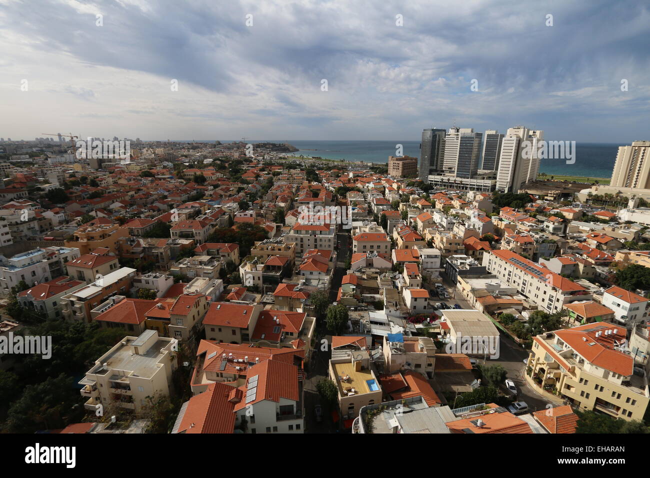 Aerial Photography of Tel Aviv, Israel The southern neighbourhoods ...
