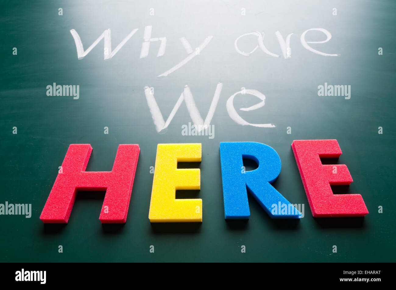 Why we are here Stock Photo - Alamy