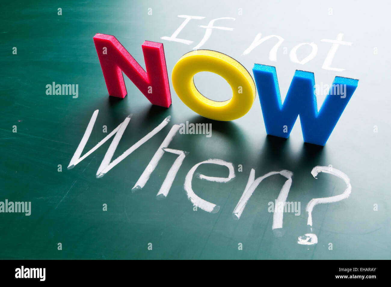 If not now, when Stock Photo - Alamy