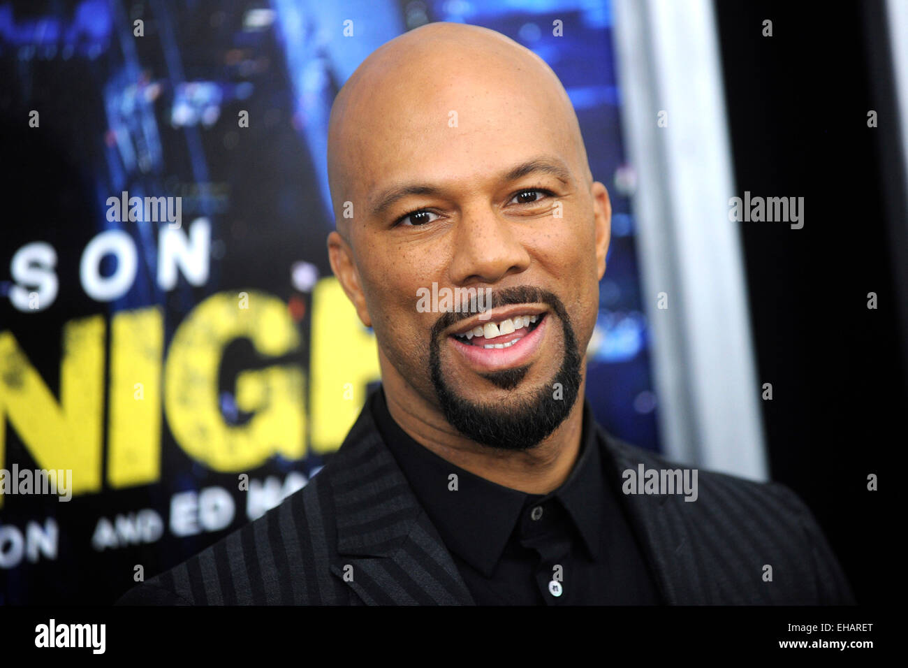 Common arrives for the 'Run All Night' New York Premiere at AMC Lincoln ...