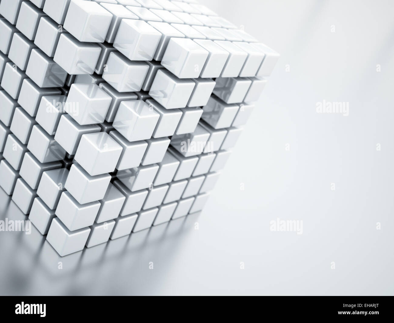 Silver metallic cubes hi-res stock photography and images - Alamy