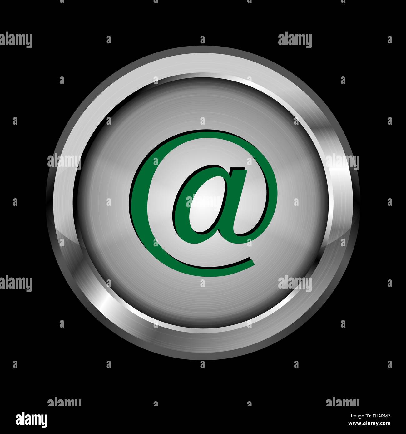 Power button icon metallic internet hi-res stock photography and images ...