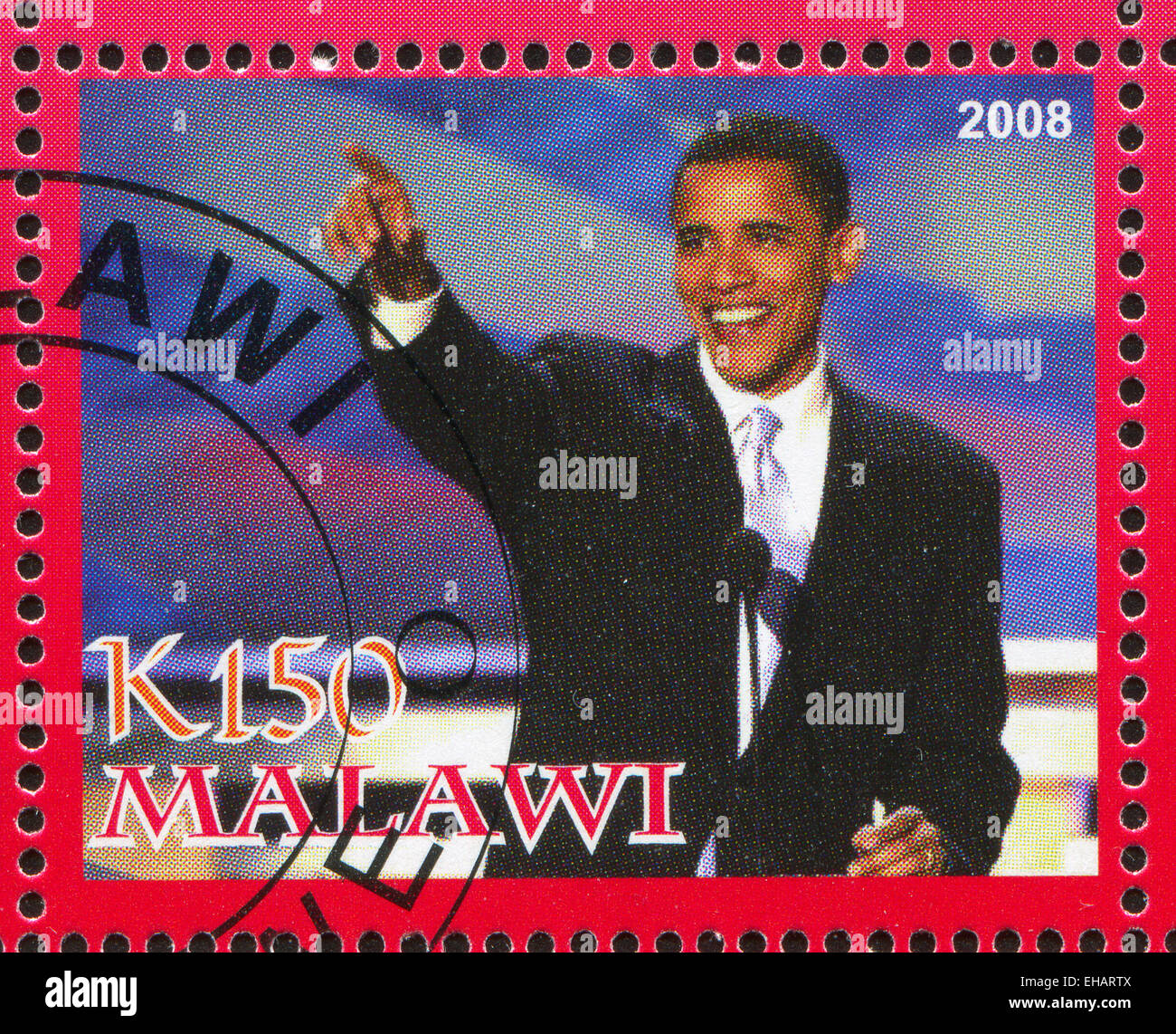 Us stamp obama hi-res stock photography and images - Alamy