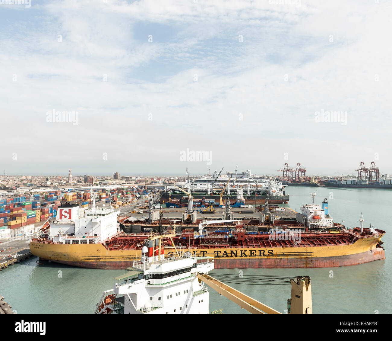 Port of Callao, Callao, Peru. Architect: Unknown, 2014 Stock Photo - Alamy