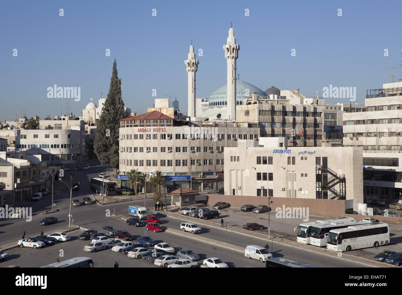 King Abdullah I Mosque, Amman, Jordan Stock Photo - Alamy