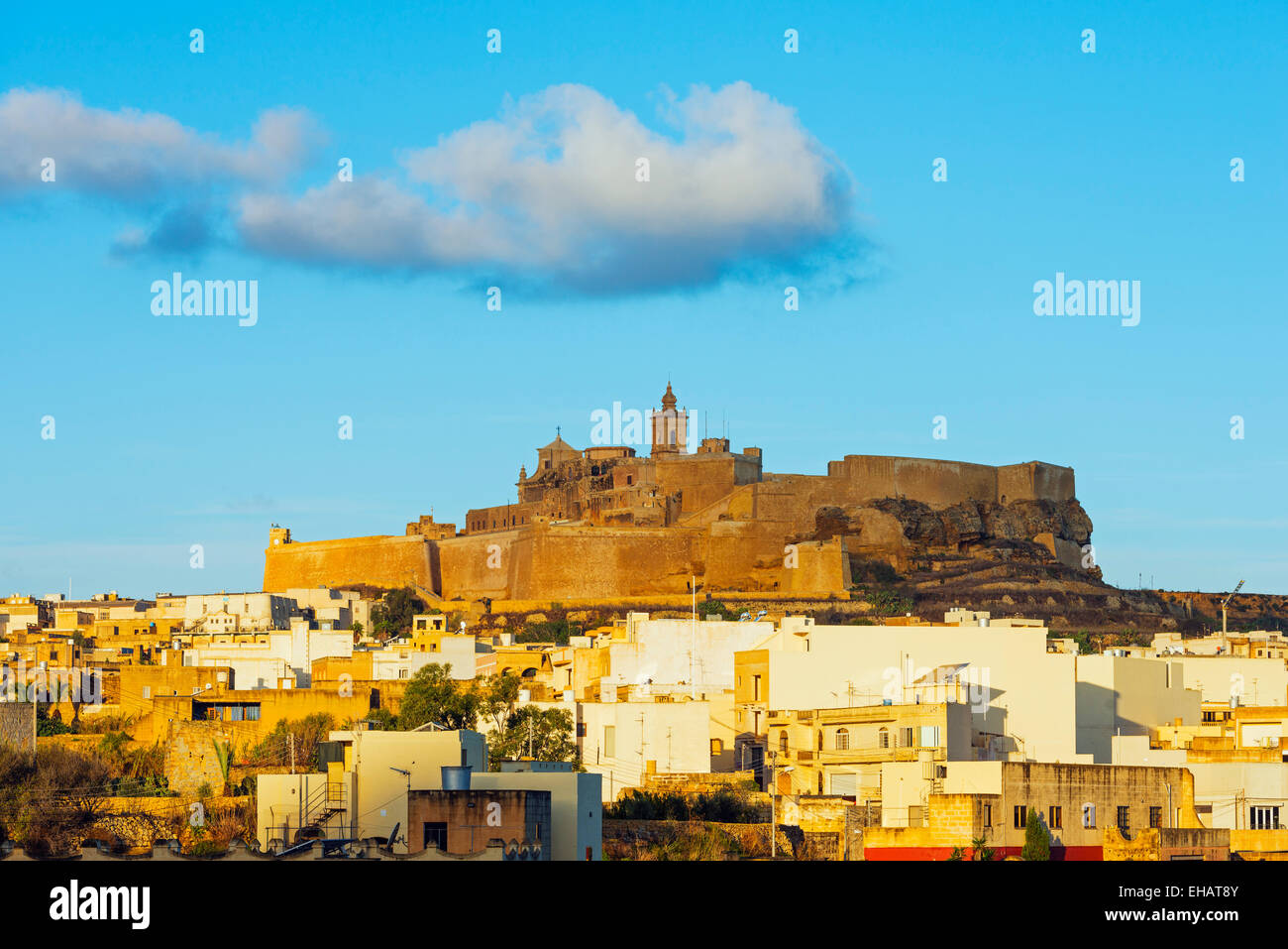 Mediterranean Europe, Malta, Gozo Island, Victoria (Rabat), Il-Kastell ...