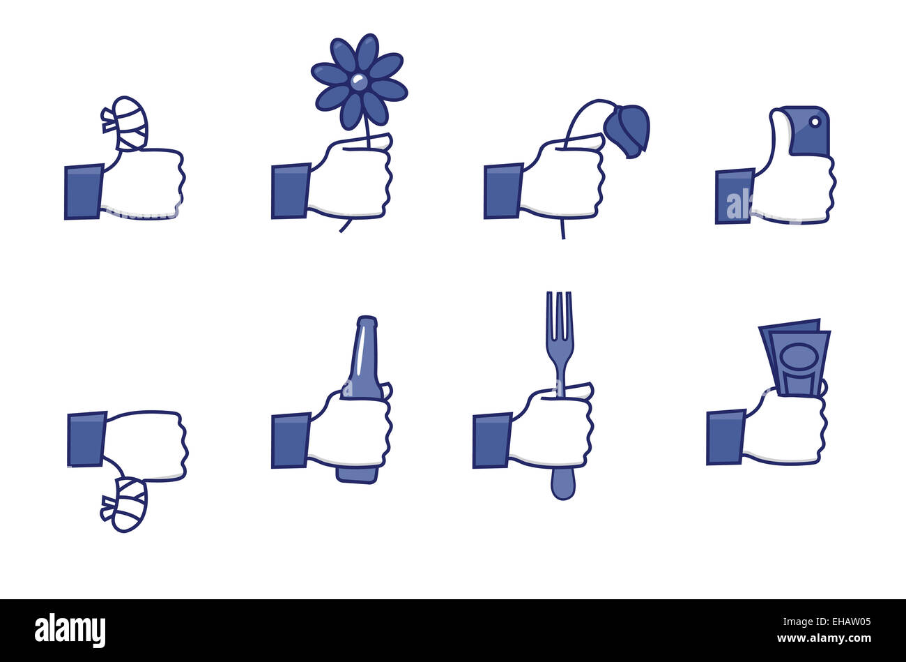 Facebook photo mobile Cut Out Stock Images & Pictures - Alamy