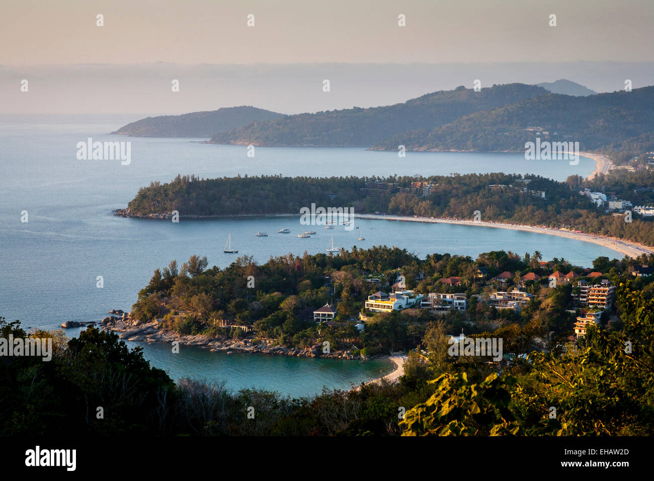 An Elevated View Of The Phuket Area, Phuket, Thailand Stock Photo - Alamy
