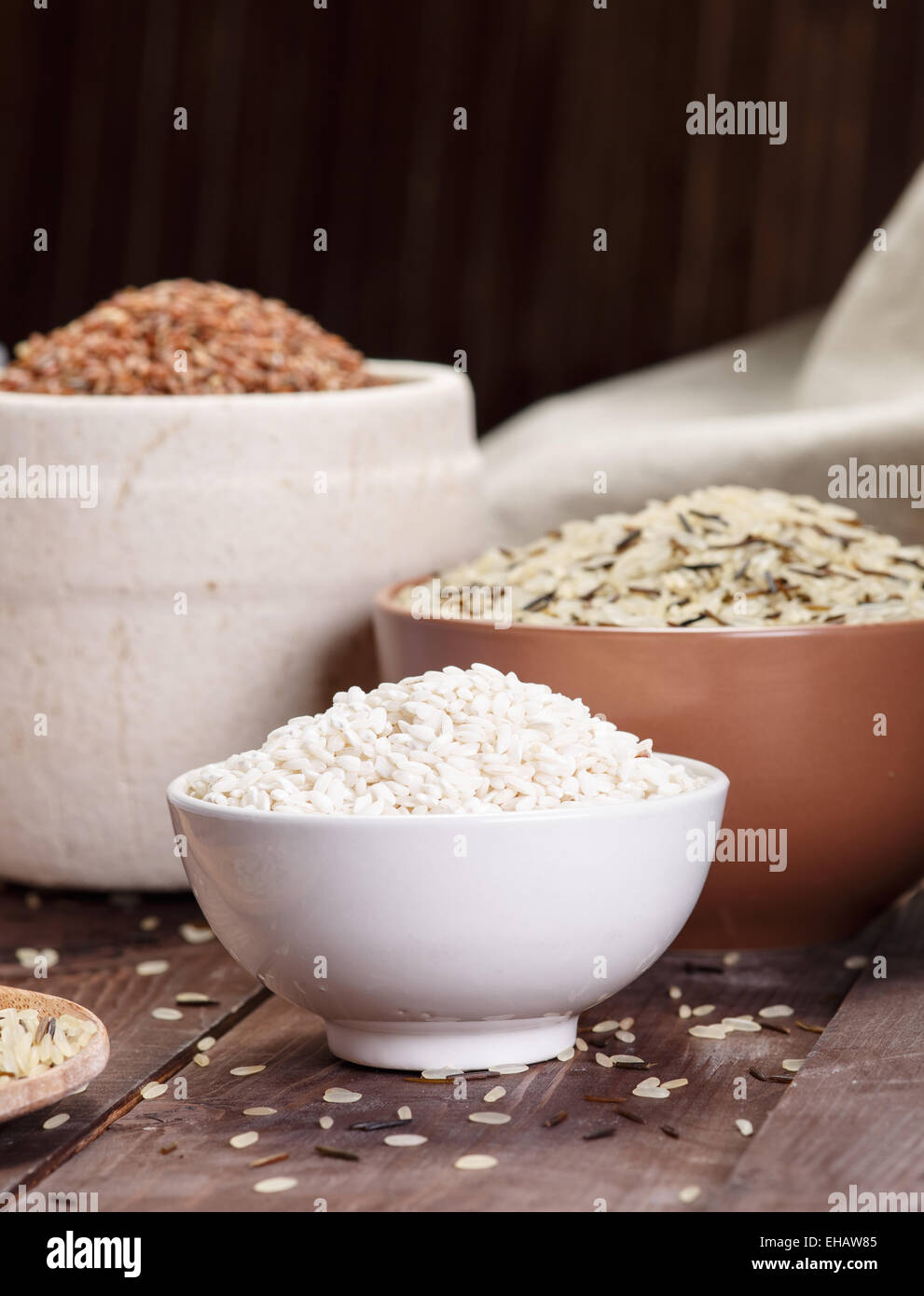 assortment of rice Stock Photo - Alamy