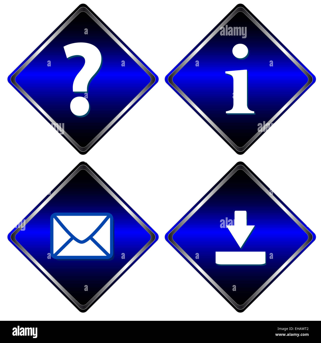 Four web icons Stock Photo - Alamy