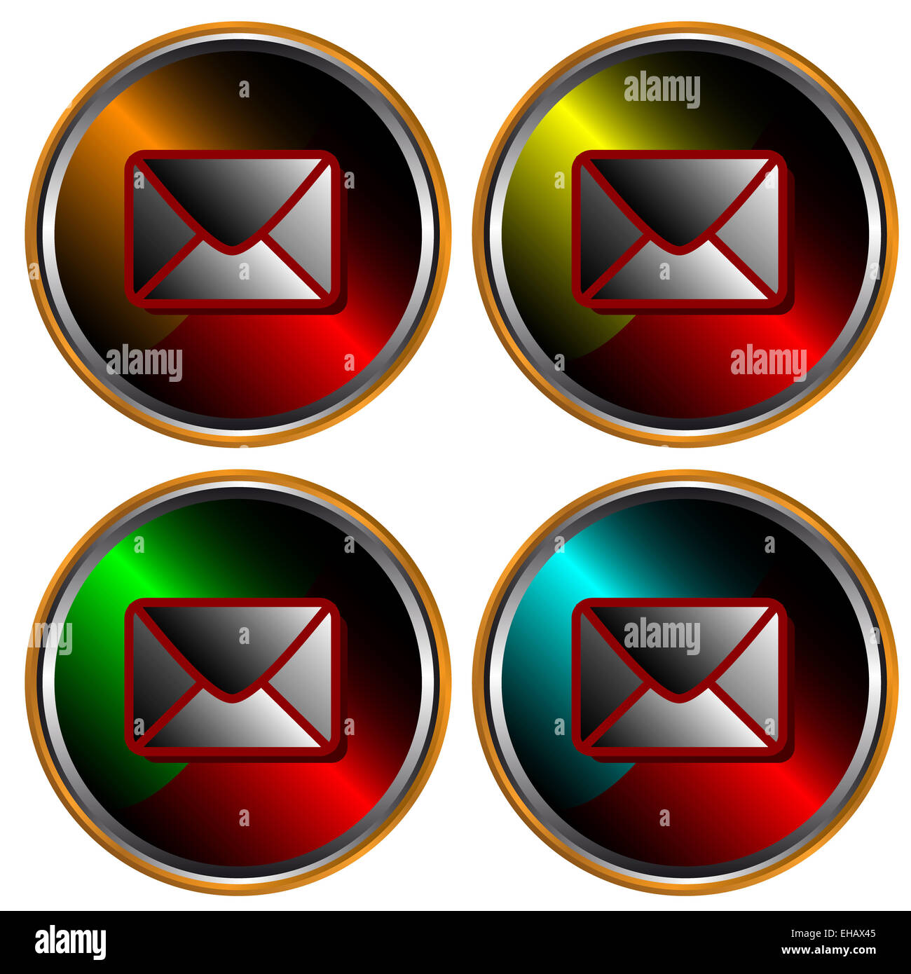Four web icons Stock Photo - Alamy