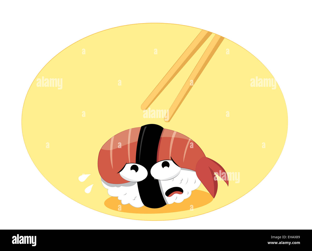 Funny Sushi Death Stock Photo - Alamy