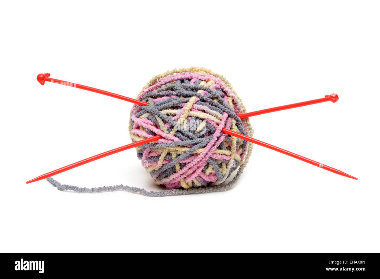 Ball of the threads for knitting Stock Photo - Alamy