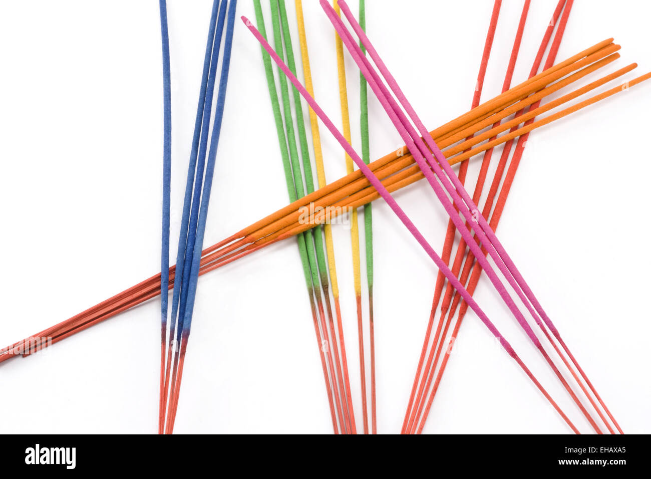 Aromatic colour sticks Stock Photo - Alamy