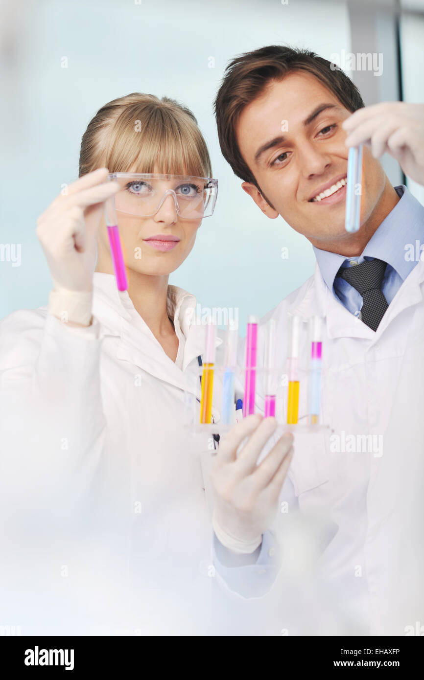 science people in bright lab Stock Photo - Alamy