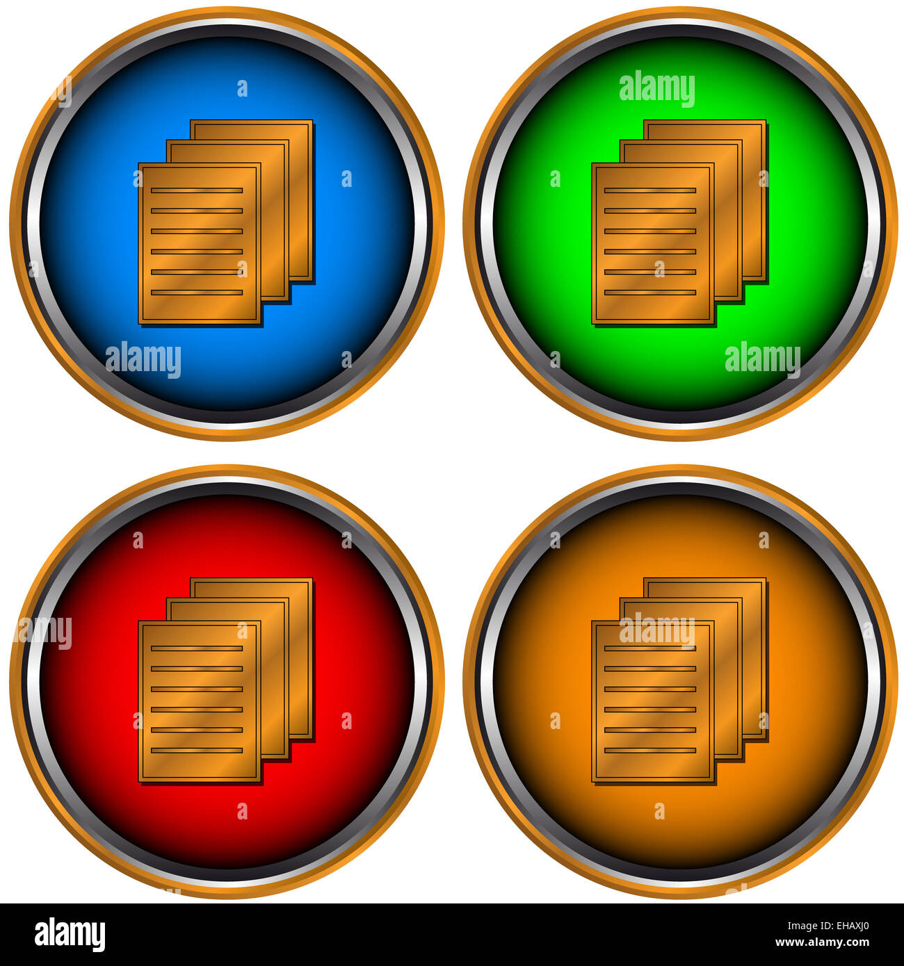 Four web icons Stock Photo - Alamy