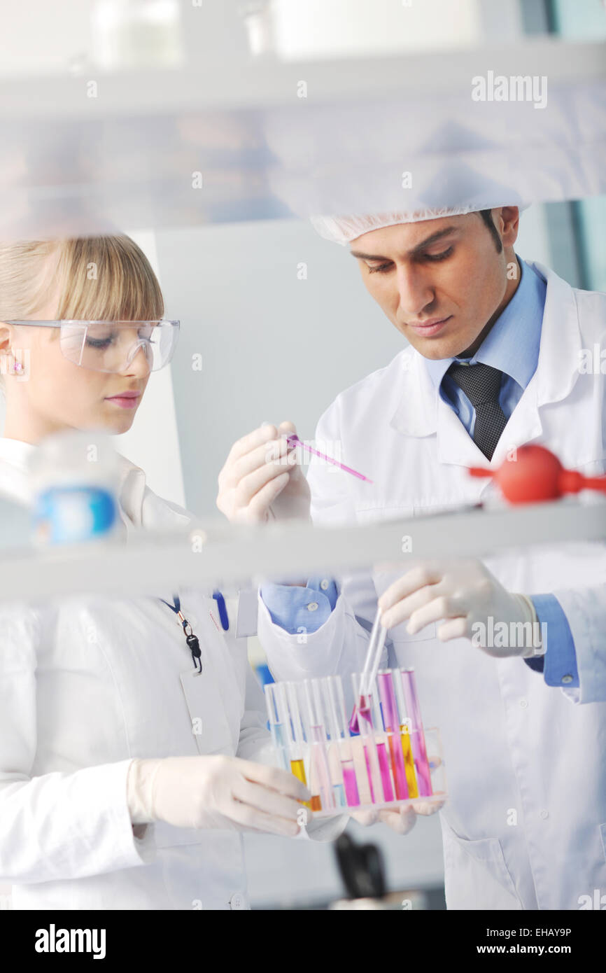 science people in bright lab Stock Photo - Alamy