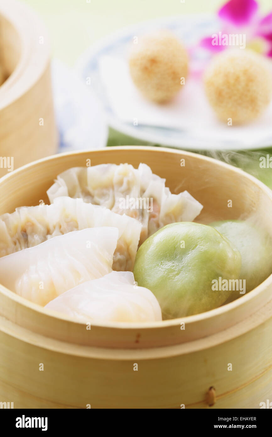 Dim Sum dumplings Stock Photo - Alamy