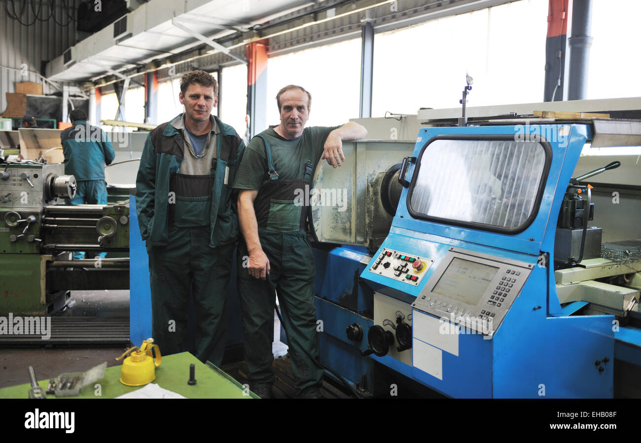 industry workers people in factory Stock Photo - Alamy