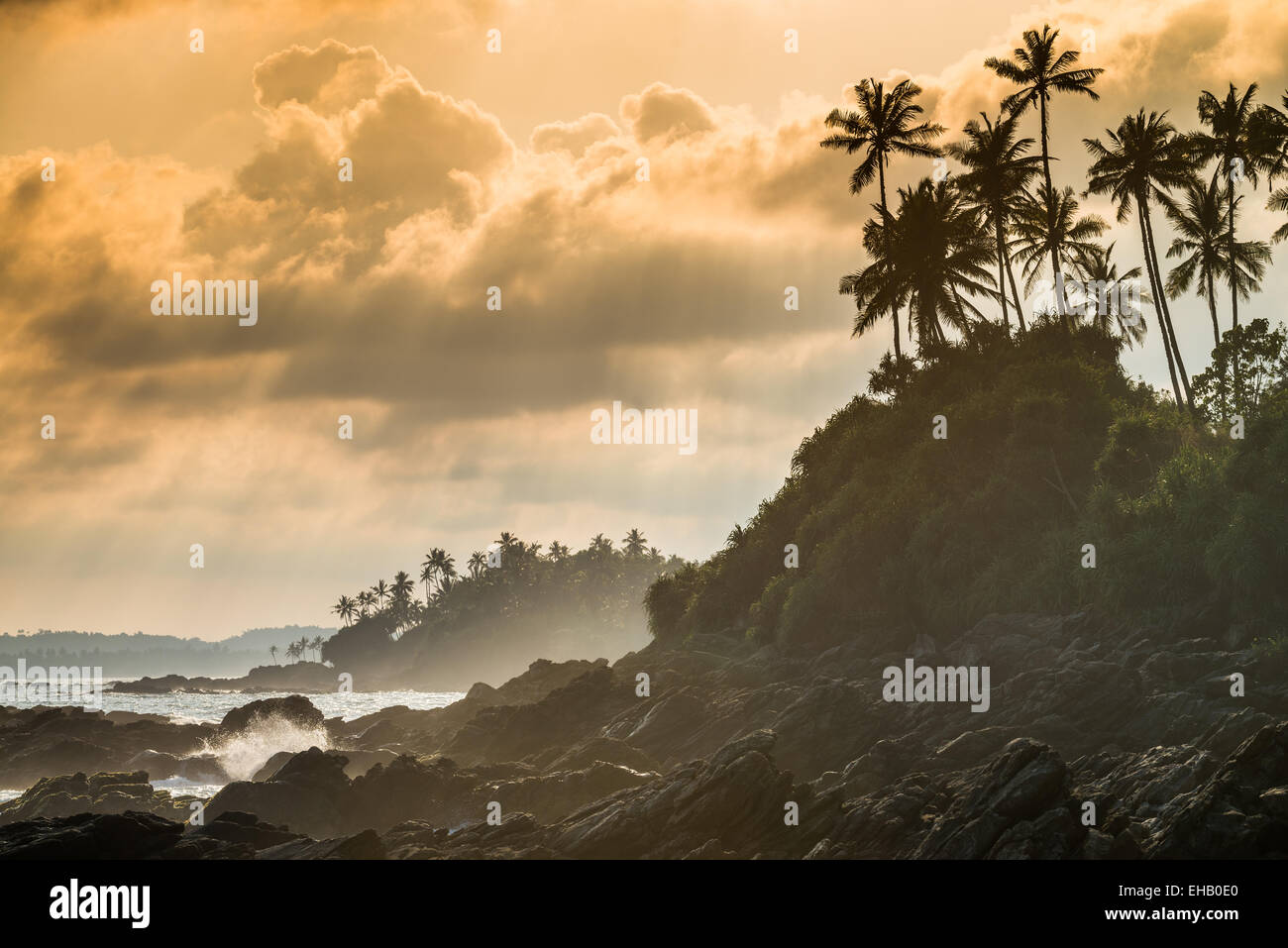 Goyambokka beach, Tangalle, Sri Lanka, Asia Stock Photo - Alamy