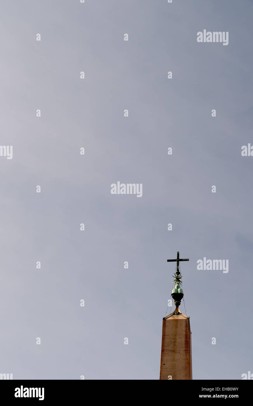 Monument, religion, religious building. Obelisk in Saint Peter square ...