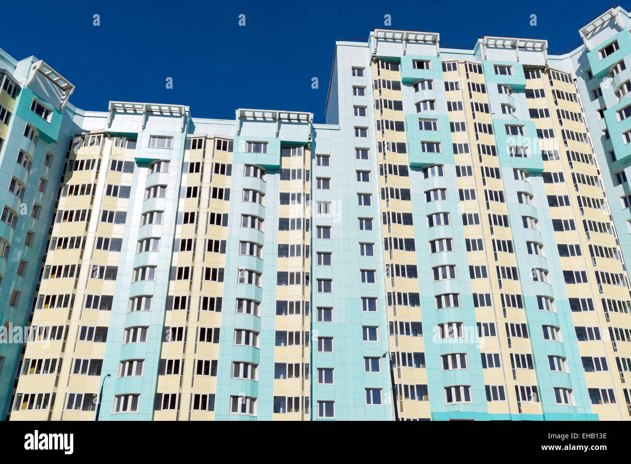 Modern multistory residential buildings in Moscow, Russia Stock Photo ...