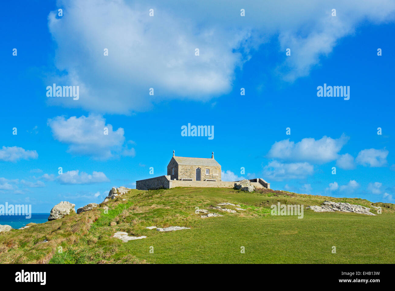 St Nicholas Chapel, St Ives, Cornwall, England UK Stock Photo - Alamy