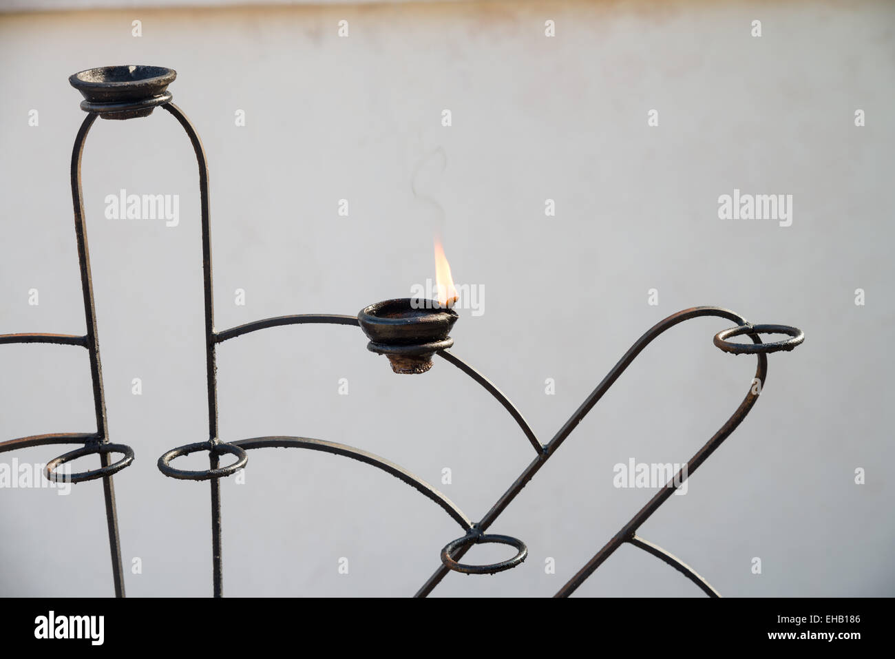 Lamps in temple hi-res stock photography and images - Alamy
