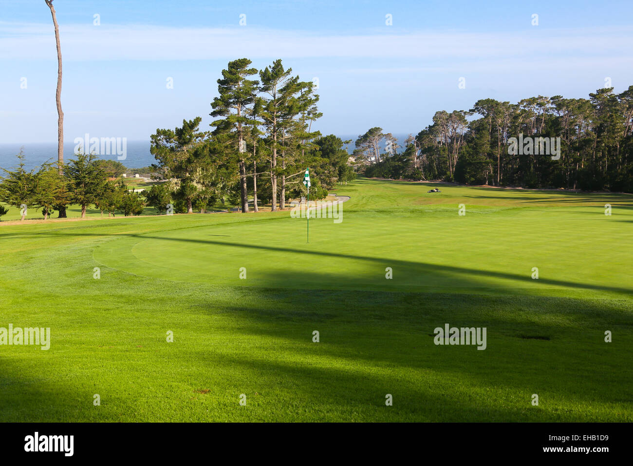 Beach golf course Stock Photo - Alamy